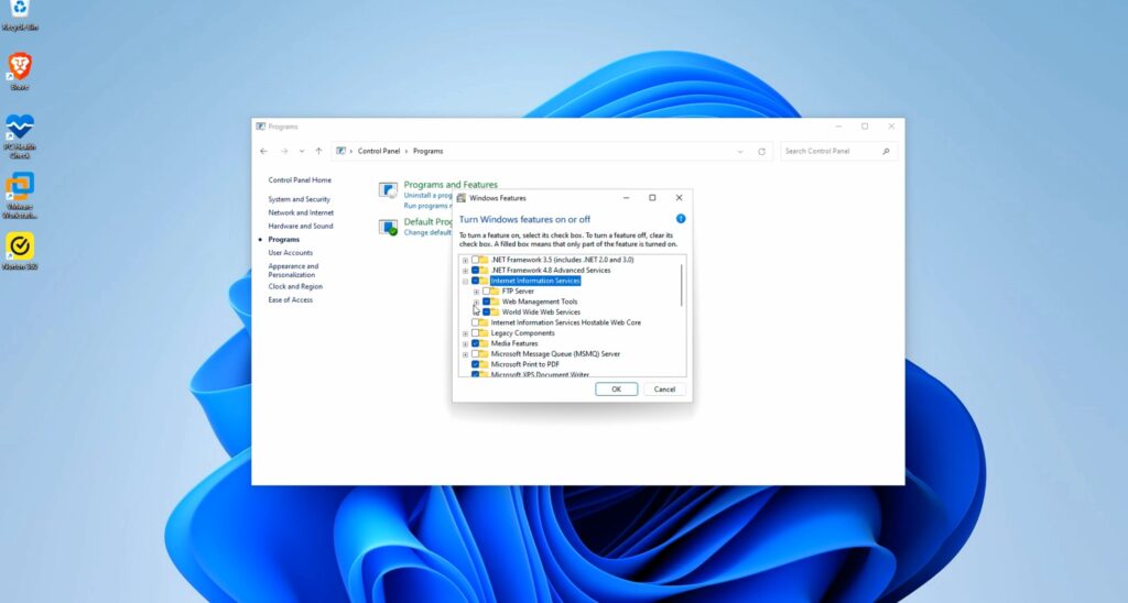 Installing IIS 10 on Windows 11 | Peter Viola